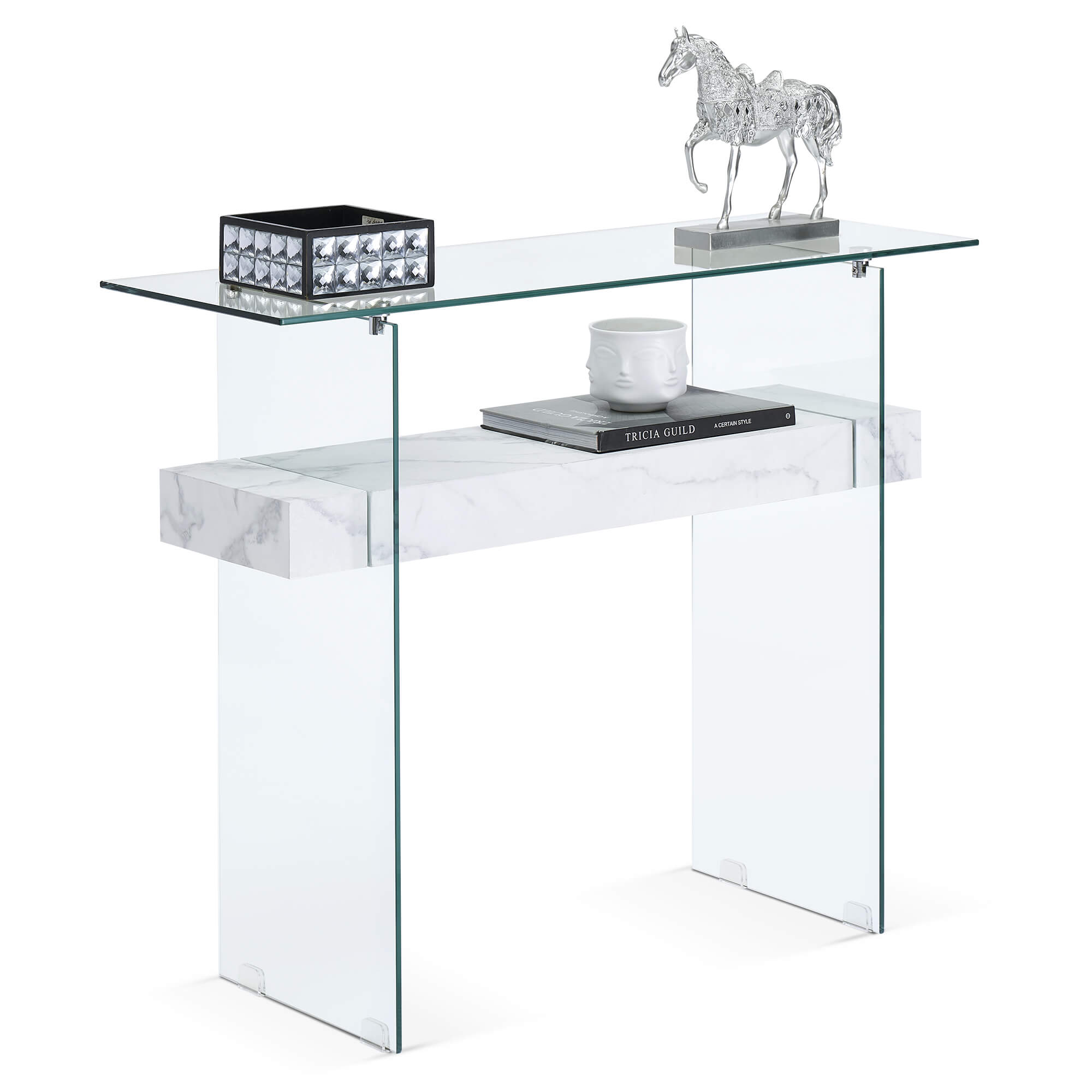 Convenience Concepts Newport Infinity Console Table - Walmart.com
