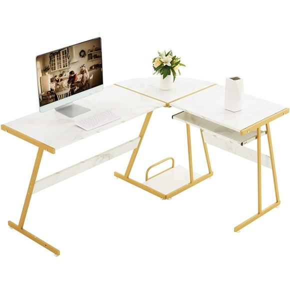 White Gold Desk