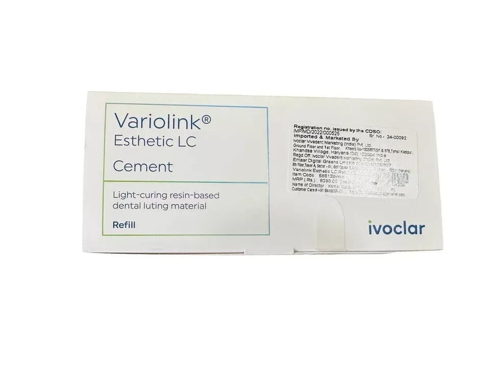 Ivoclar Vivadent Variolink Esthetic LC Resin Base Dental Luting ...
