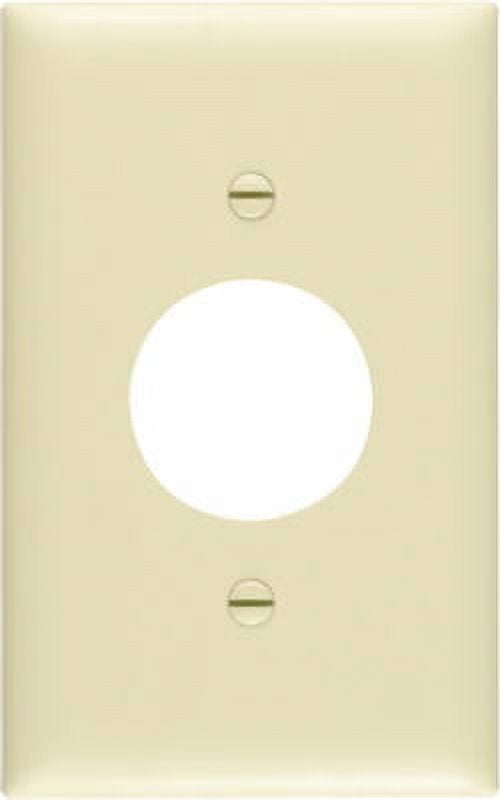 Ivory 1 Gang Single Outlet Opening Nylon Wall Plate UL CSA, Each ...