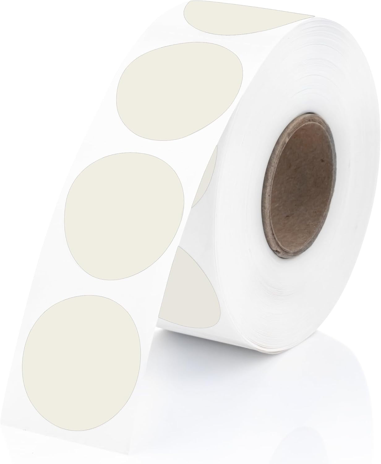 Ivory 1-Inch Perforated Circle Dot Thermal Sticker Labels — 735 ...