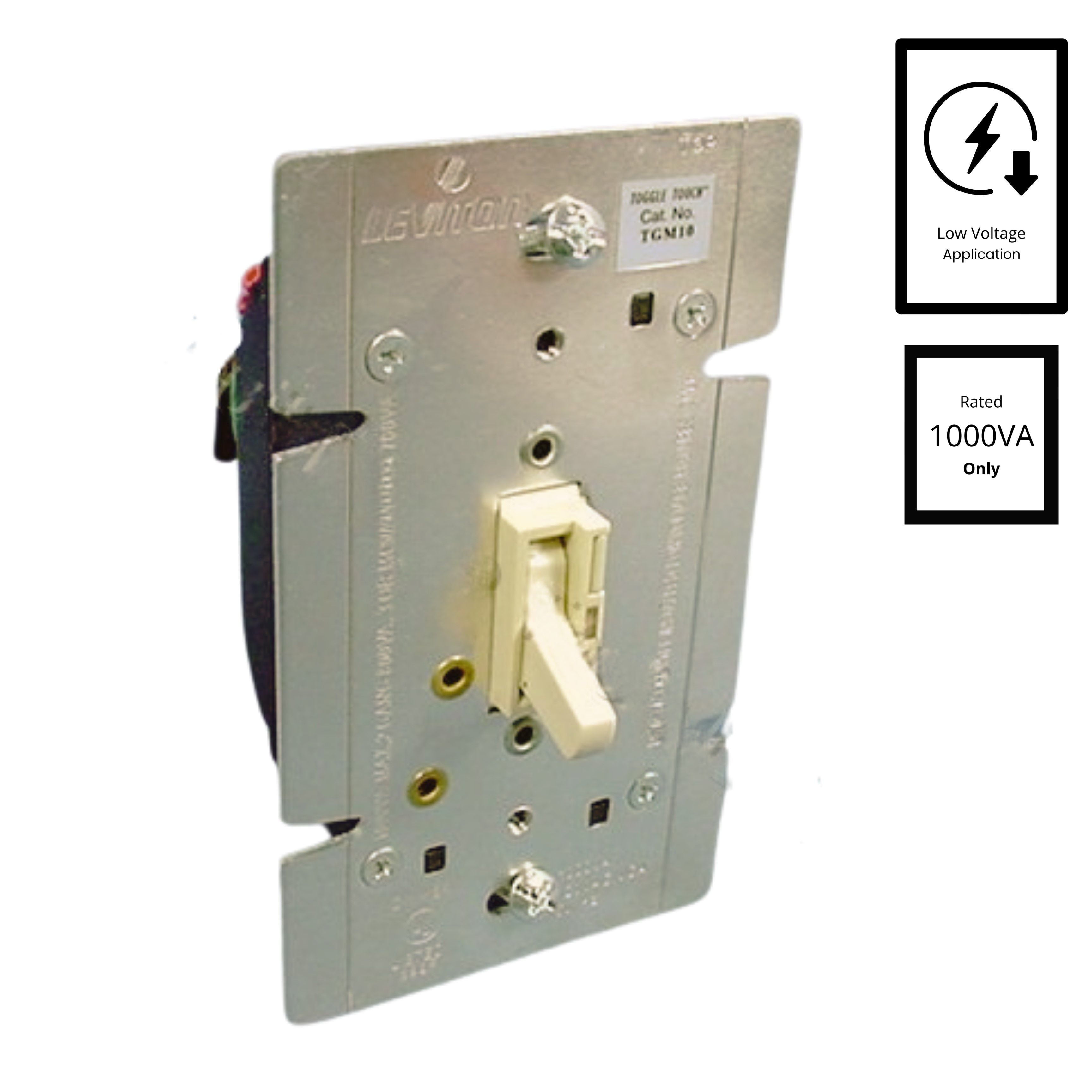 Ivory 1000W Toggle TOUCH Light Dimmer Switch - Walmart.com