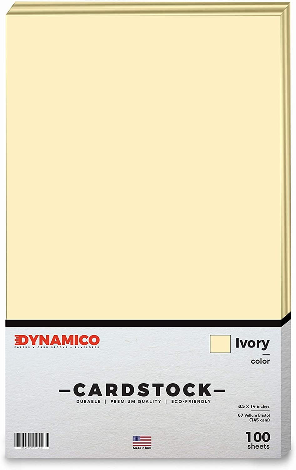 Ivory 8.5 x 14" Pastel Color Cardstock Paper - for Cards and Stationery ...