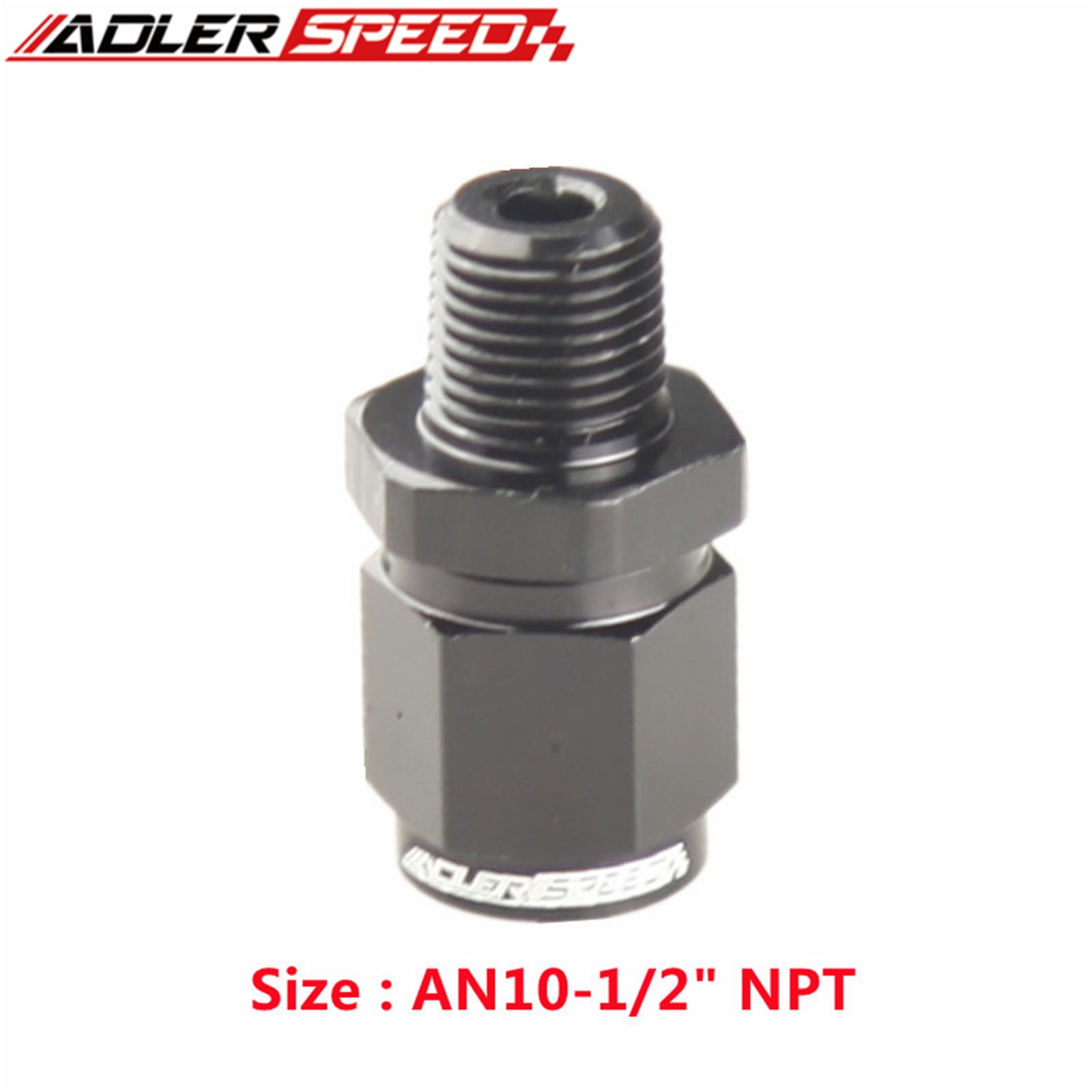 Ivory-AN6 AN8 AN10 AN12 Straight Fuel System Adapter, Female to 1/4NPT 1/2NPT 1/8 NPT 3/8NPT ...