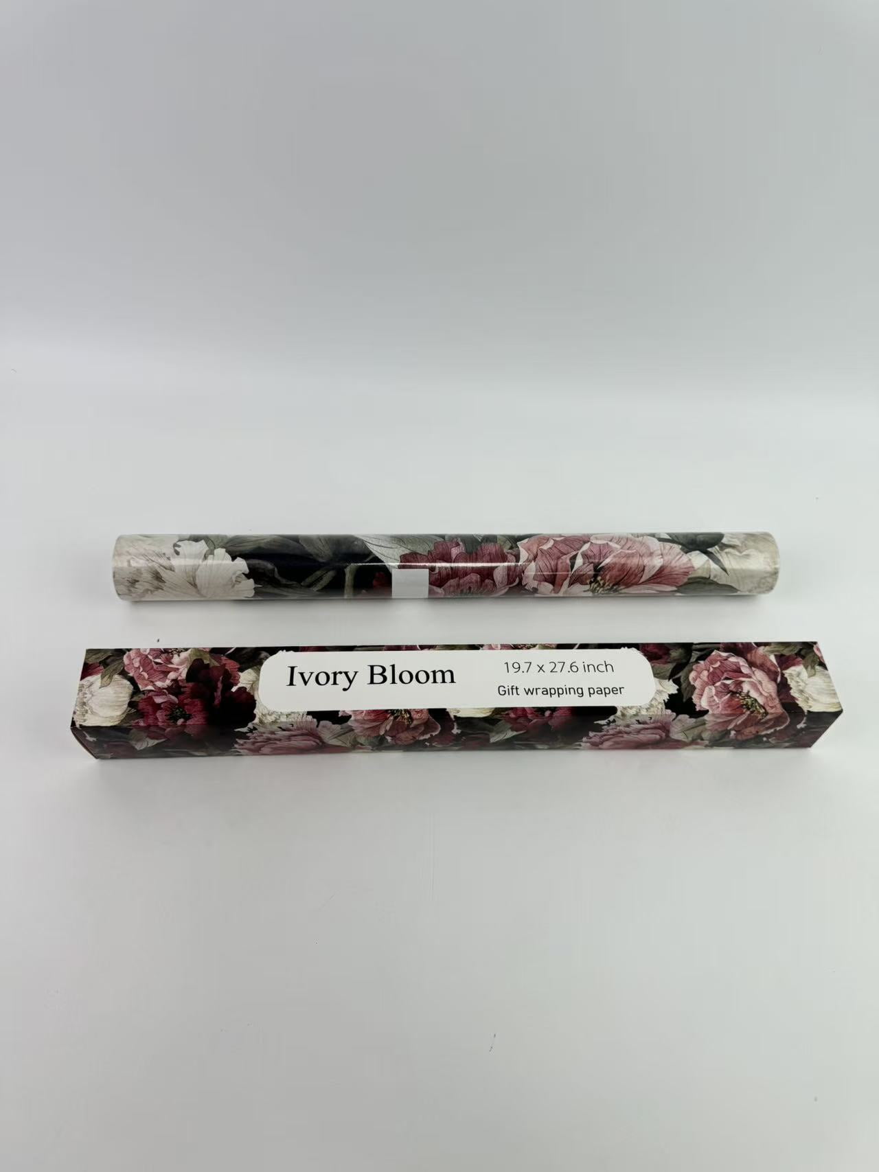 Ivory Bloom Gift wrapping paper,Floral Wrapping Paper Vintage ...