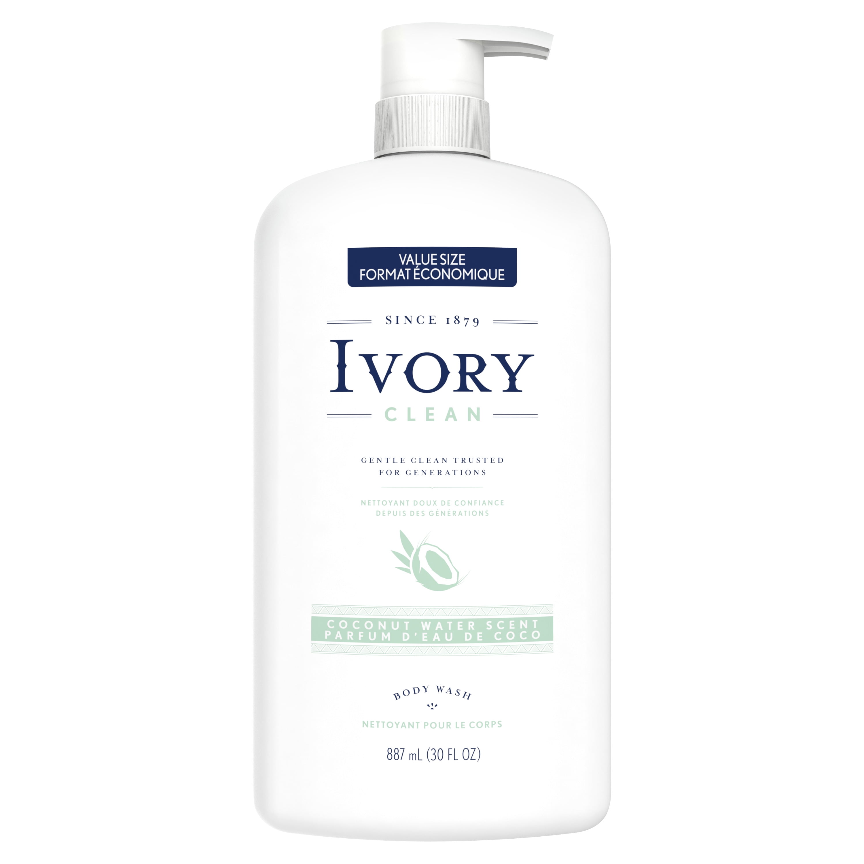 Ivory Body Wash for Women, Coconut Water Scent, 30 oz - Walmart.com