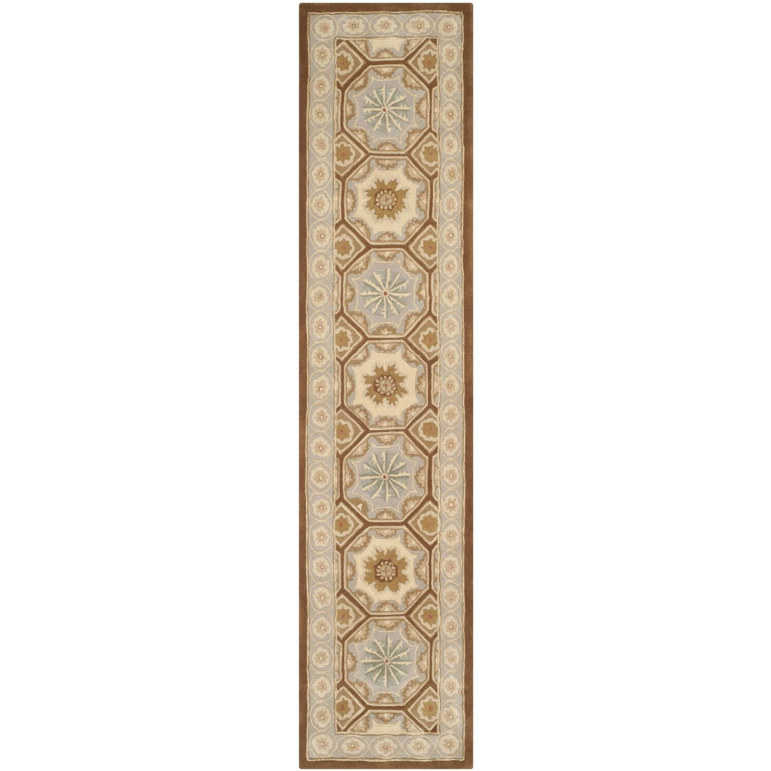 Ivory & Brown Medallion Rug (2 ft. x 3 ft.) - Walmart.com