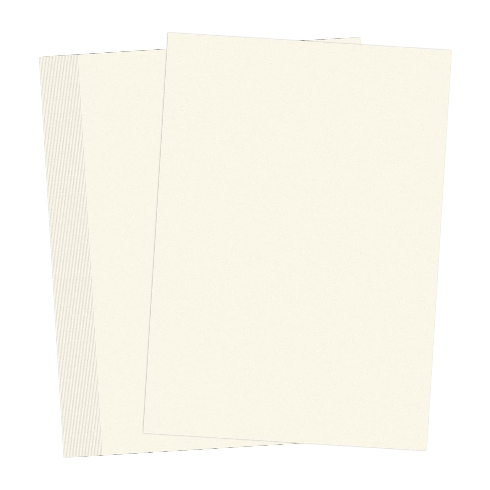 Ivory Cardstock Thick Paper VTF5 50 Sheets, A4 Heavyweight 130lb Cover ...