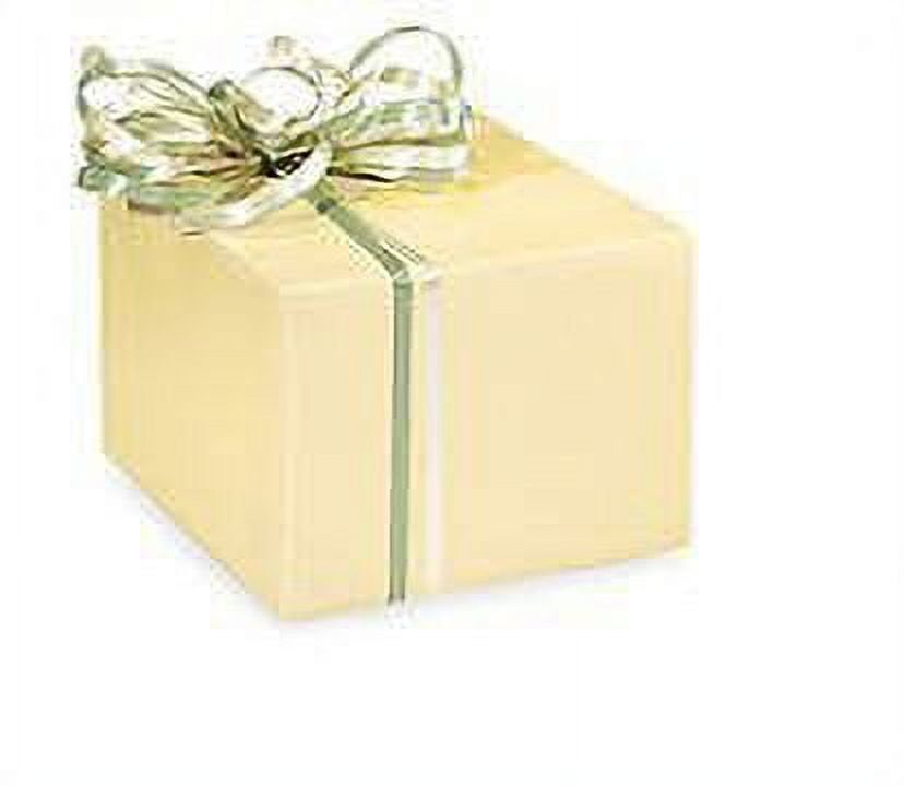 Ivory Elegant Glossy Solid Color Gift Wrap Wrapping 16ft Roll Paper ...