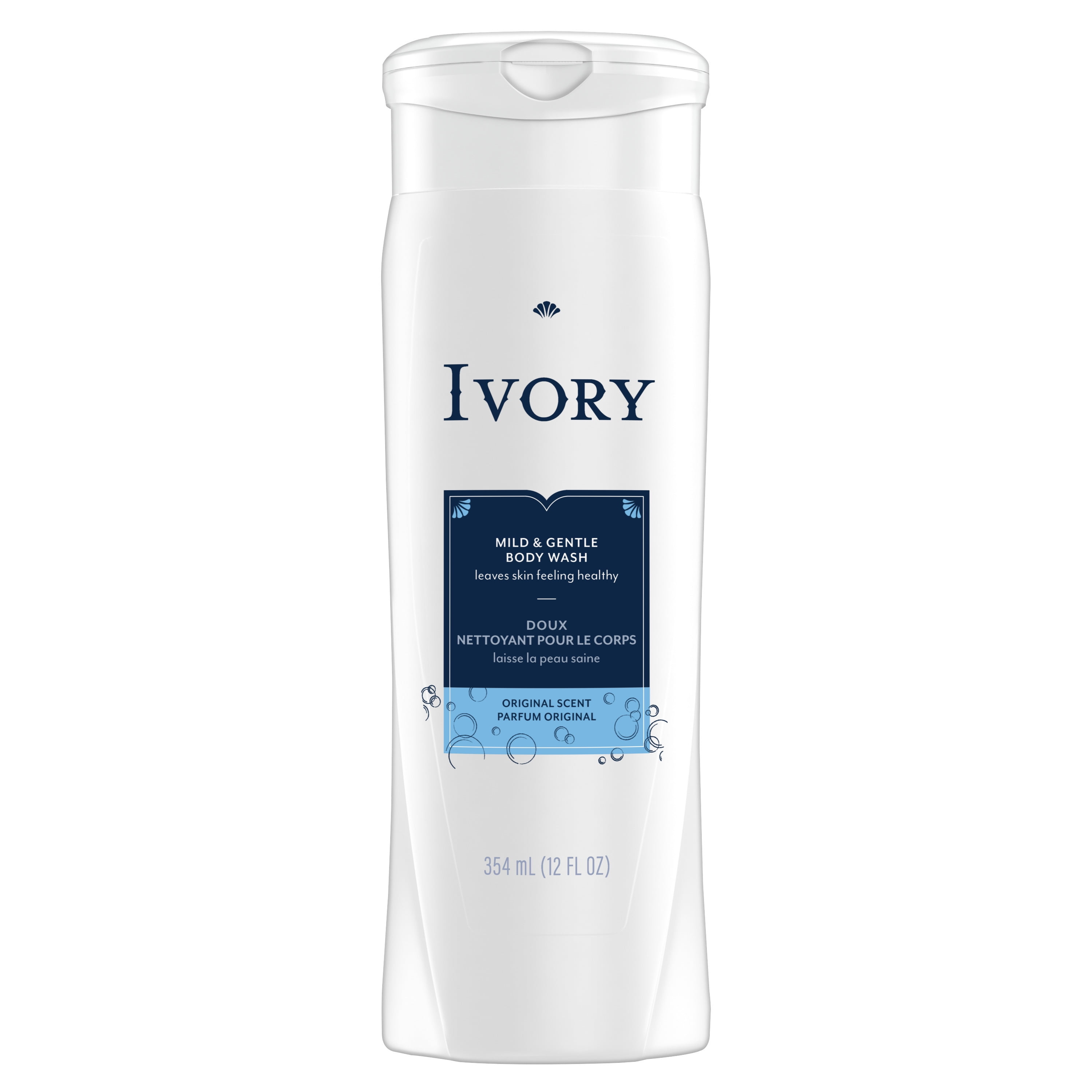 Ivory Mild & Gentle Body Wash, Original Scent, 12 fl oz - Walmart.com