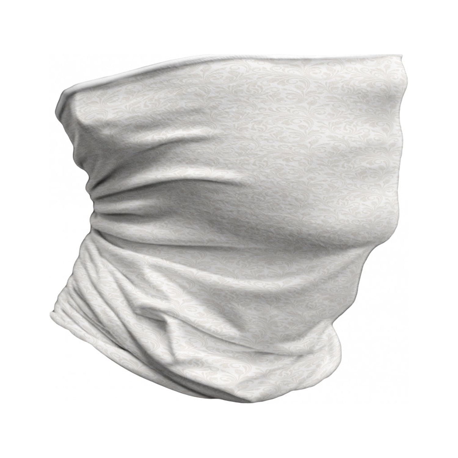 Ivory Neck Gaiter, Medieval Victorian Petals, Unisex, Beige White, by ...