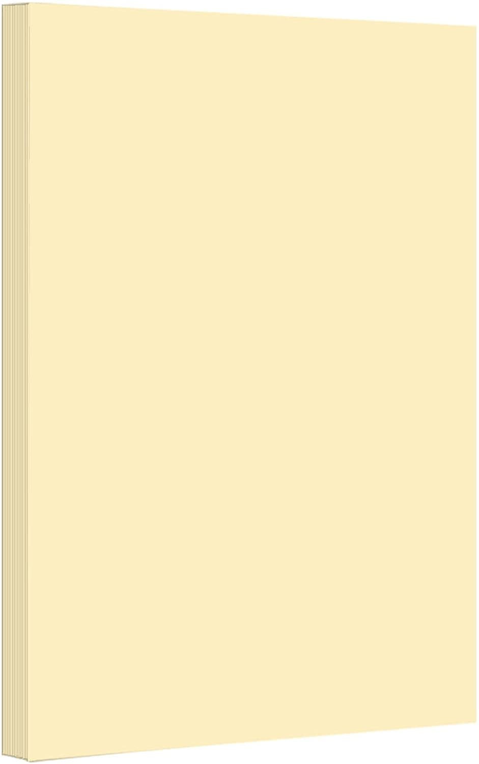 Ivory Pastel Color Card Stock | 67Lb Cover Cardstock | 8.5" x 14 ...