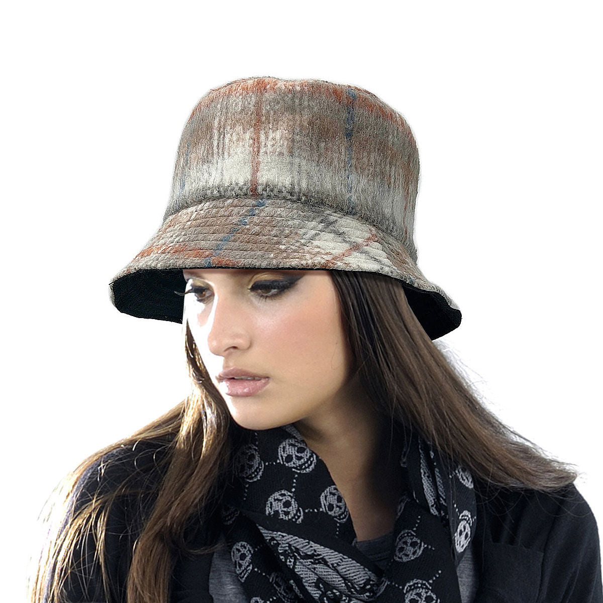 Ivory Signature Plaid Bucket Hat - Walmart.com