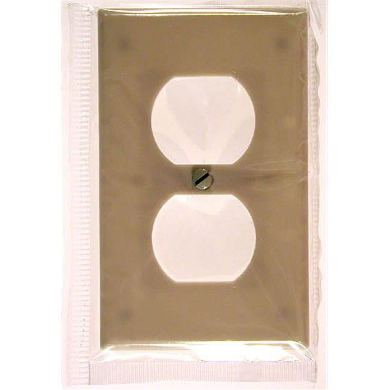 Ivory Single Gang Duplex Receptacle Plate - Walmart.com