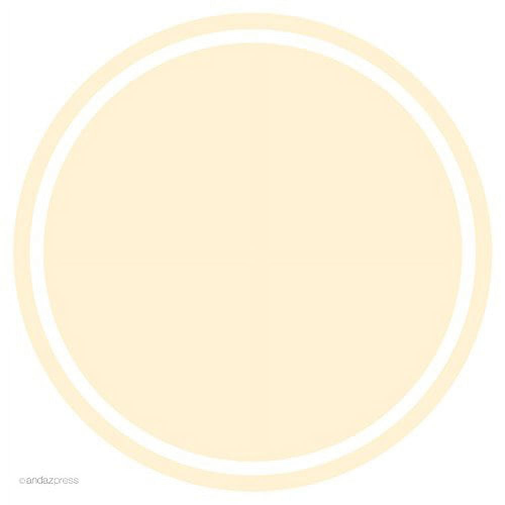 Ivory Solid Color Circle Gift Labels, 40-Pack - Walmart.com