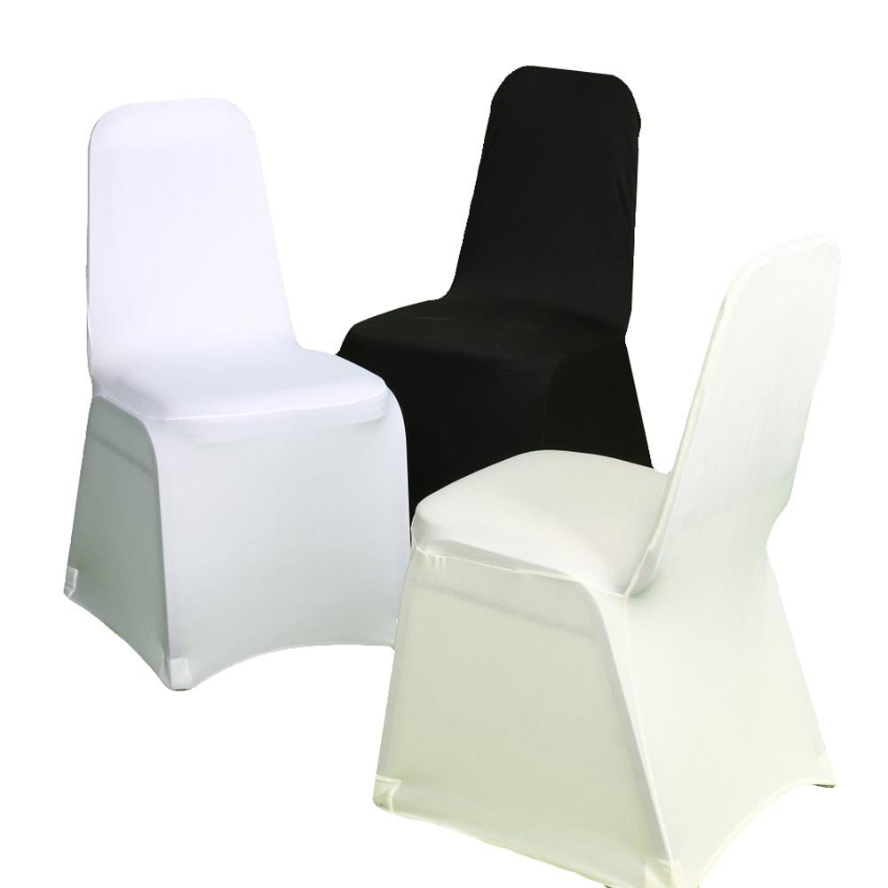 Ivory Spandex Party Event Banquet Chair Cover - Walmart.com