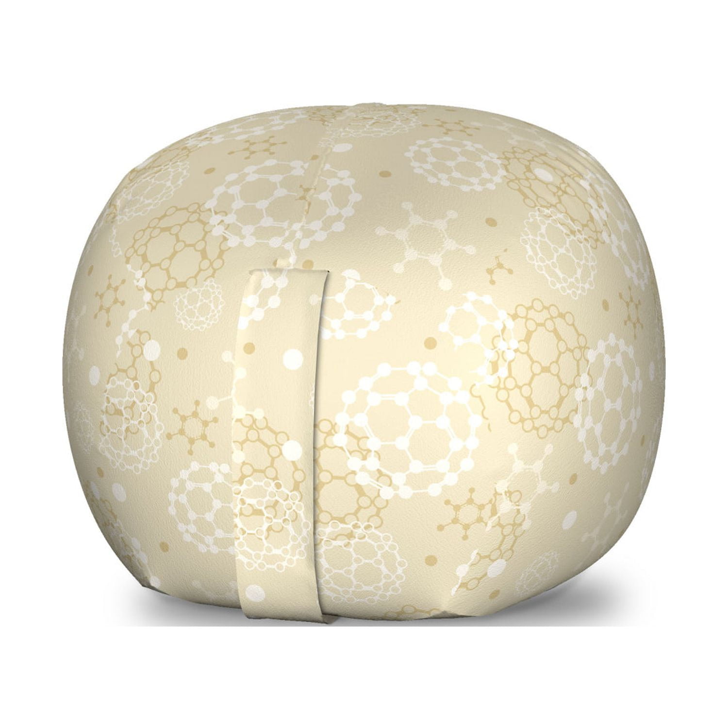 Ivory Storage Toy Bag Chair, Science Molecules Motif Chemical Bonds ...