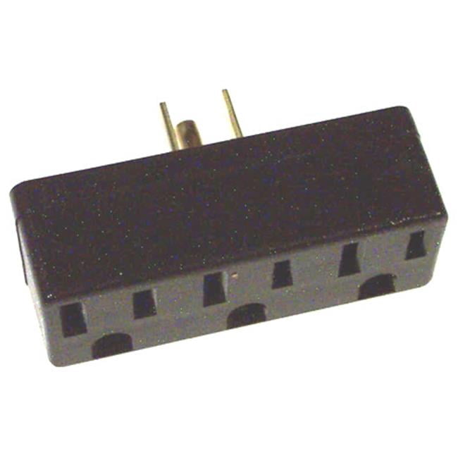 Ivory Triple Tap Plug-In Outlet Adapter - Walmart.com