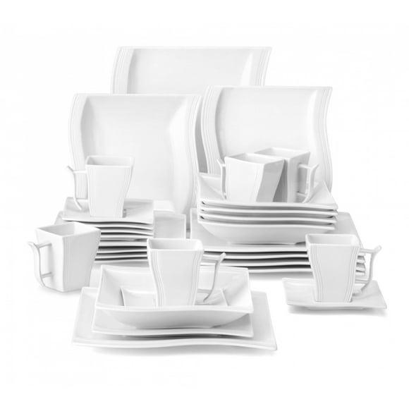 White Square Dinnerware