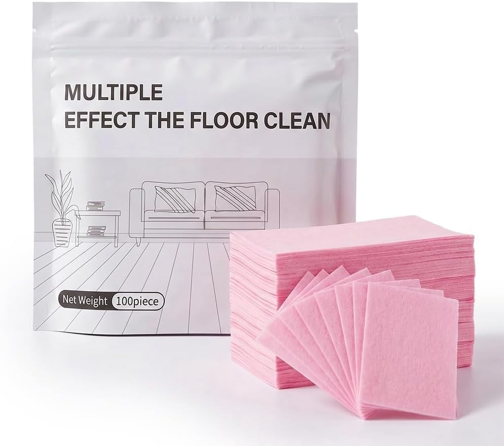 Ivovex Floor Cleaning Sheets, Water Soluble Floor Cleaning Sheets Multi ...