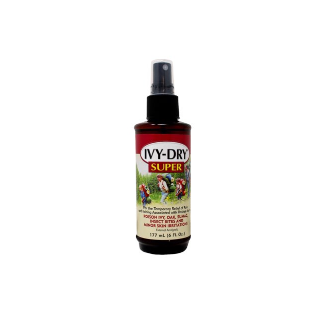 Ivy-Dry Super Itch Relief Spray 6 Ounce - Anti-Itch Treatment for ...