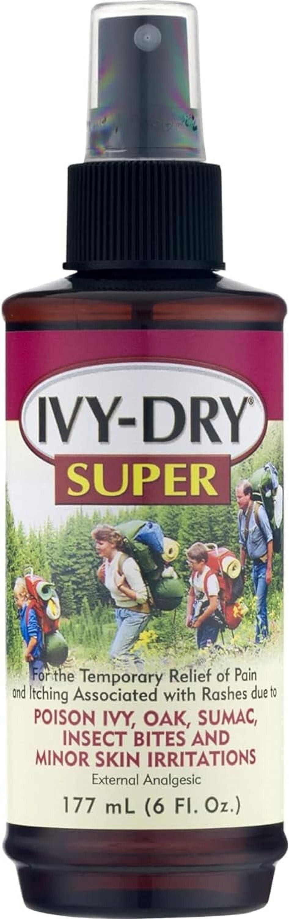 Ivy-Dry Super Itch Relief Spray - 6 oz, Pack of 2 - Walmart.com
