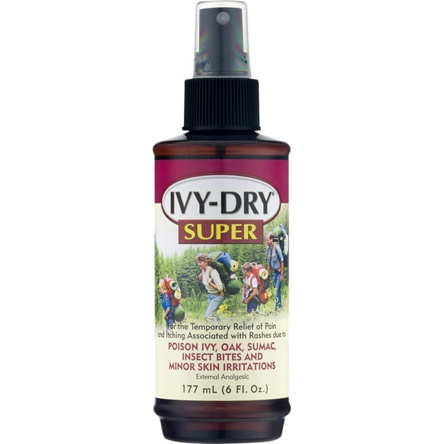 Ivy-Dry Super Itch Relief Spray - 6 oz, Pack of 2 - Walmart.com