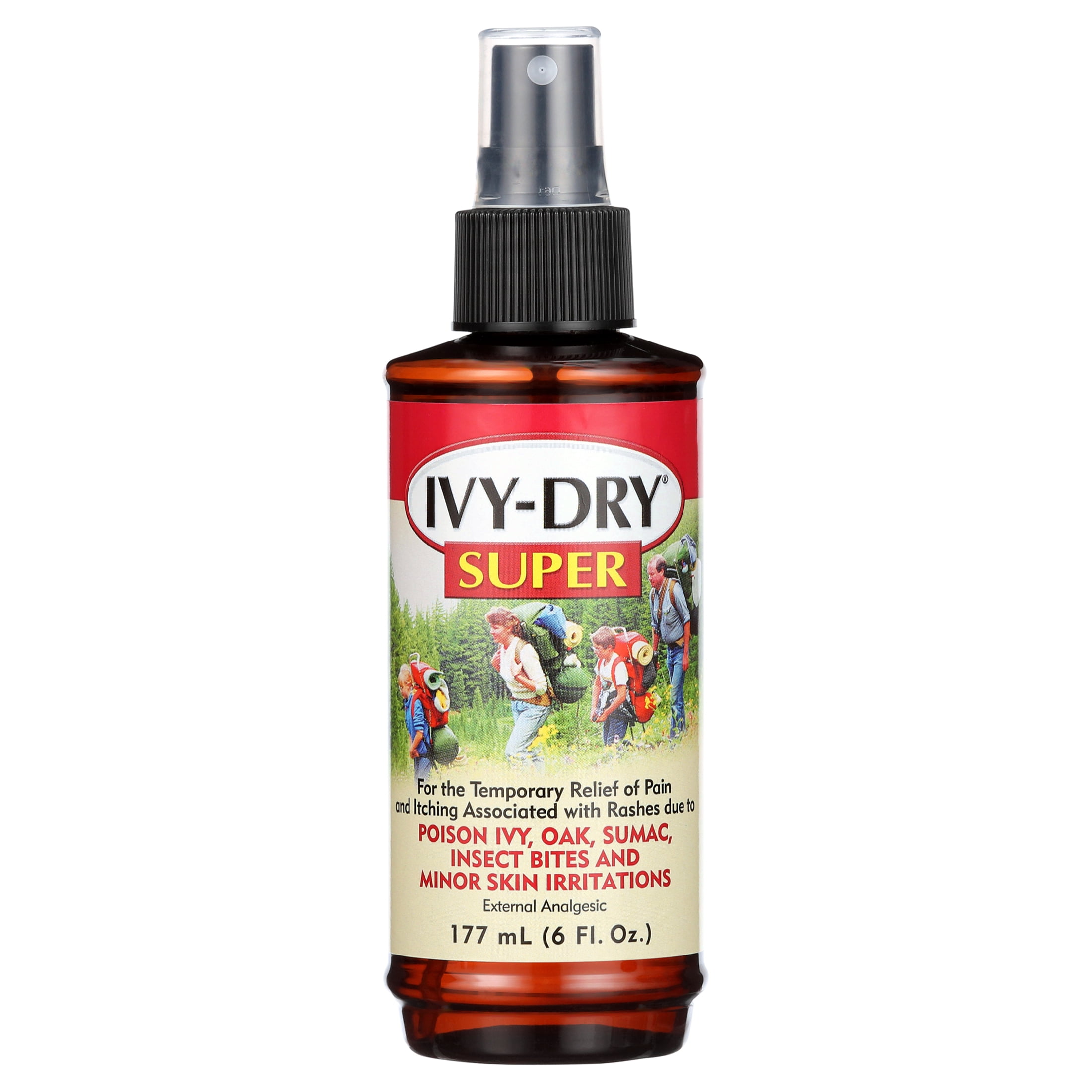 Ivy-Dry Super Itch Relieving Spray 6oz, Poison Ivy Relief Spray, Zinc ...