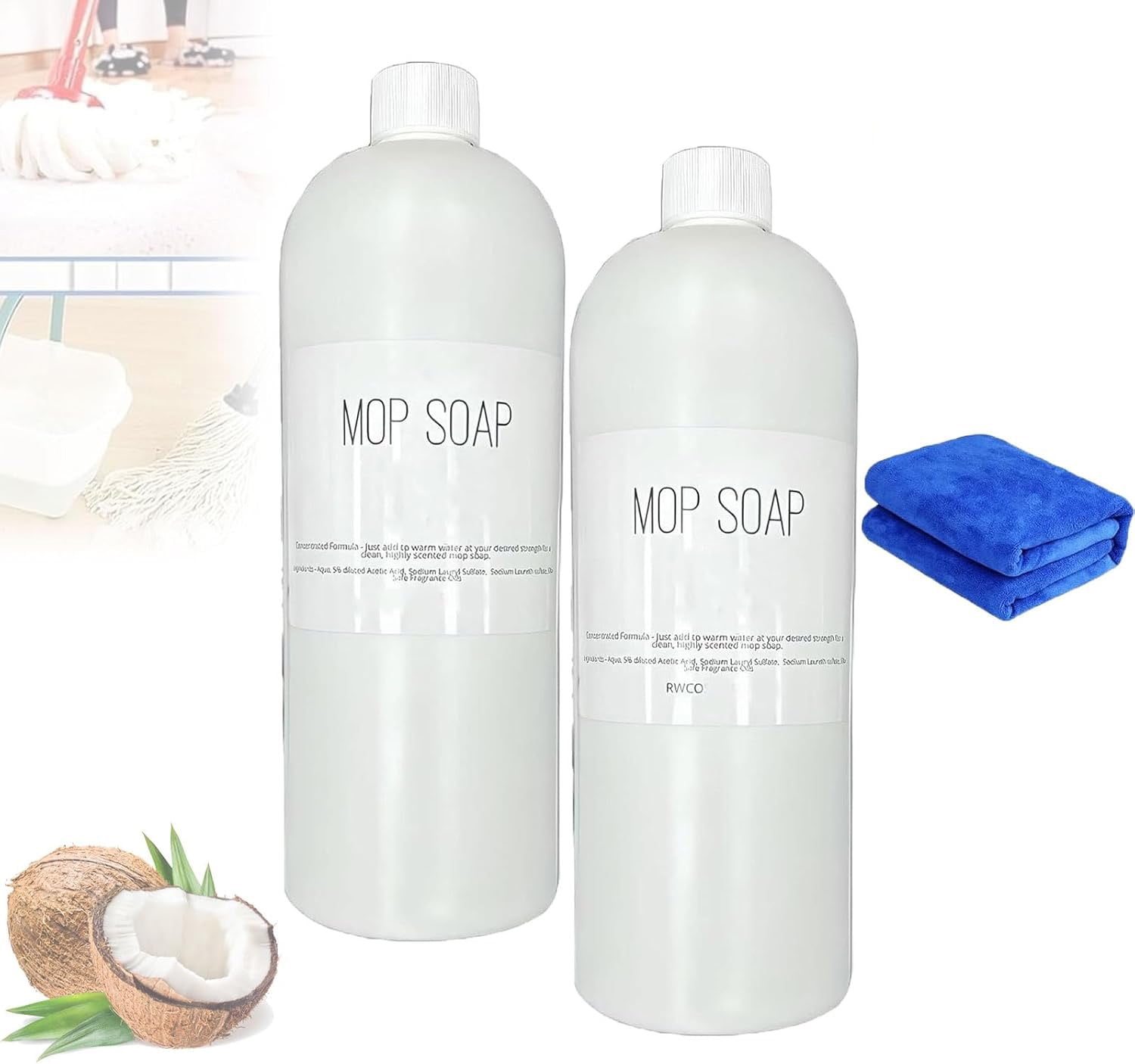 Ivy Ever Mop Soap, Ivyever Mop Soap for Floor Cleaning, R&w H&w Clean ...