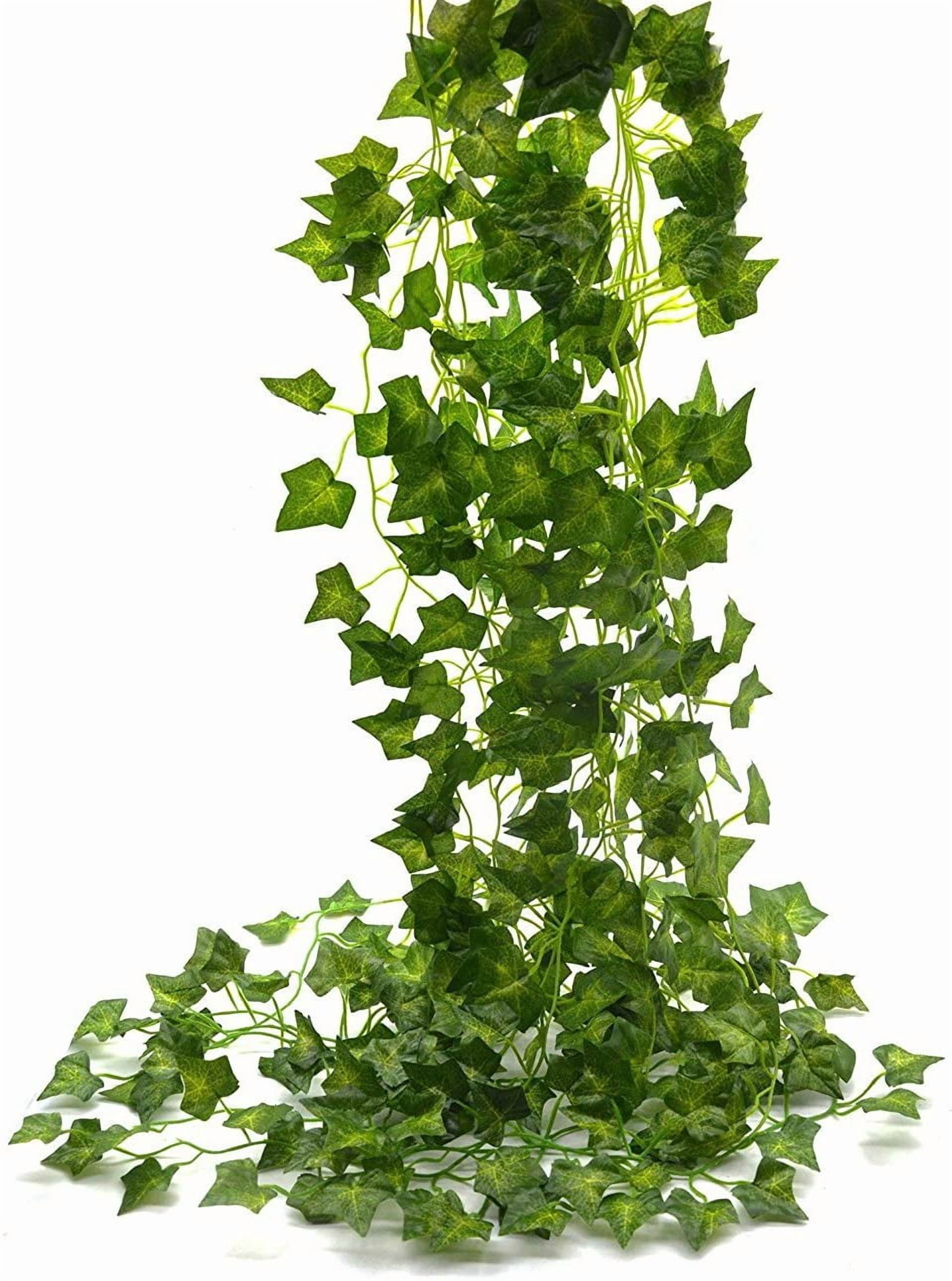 Ivy Garland 85Ft 12 Strands Artificial Fake Ivy Leaves Greenery Leaves ...
