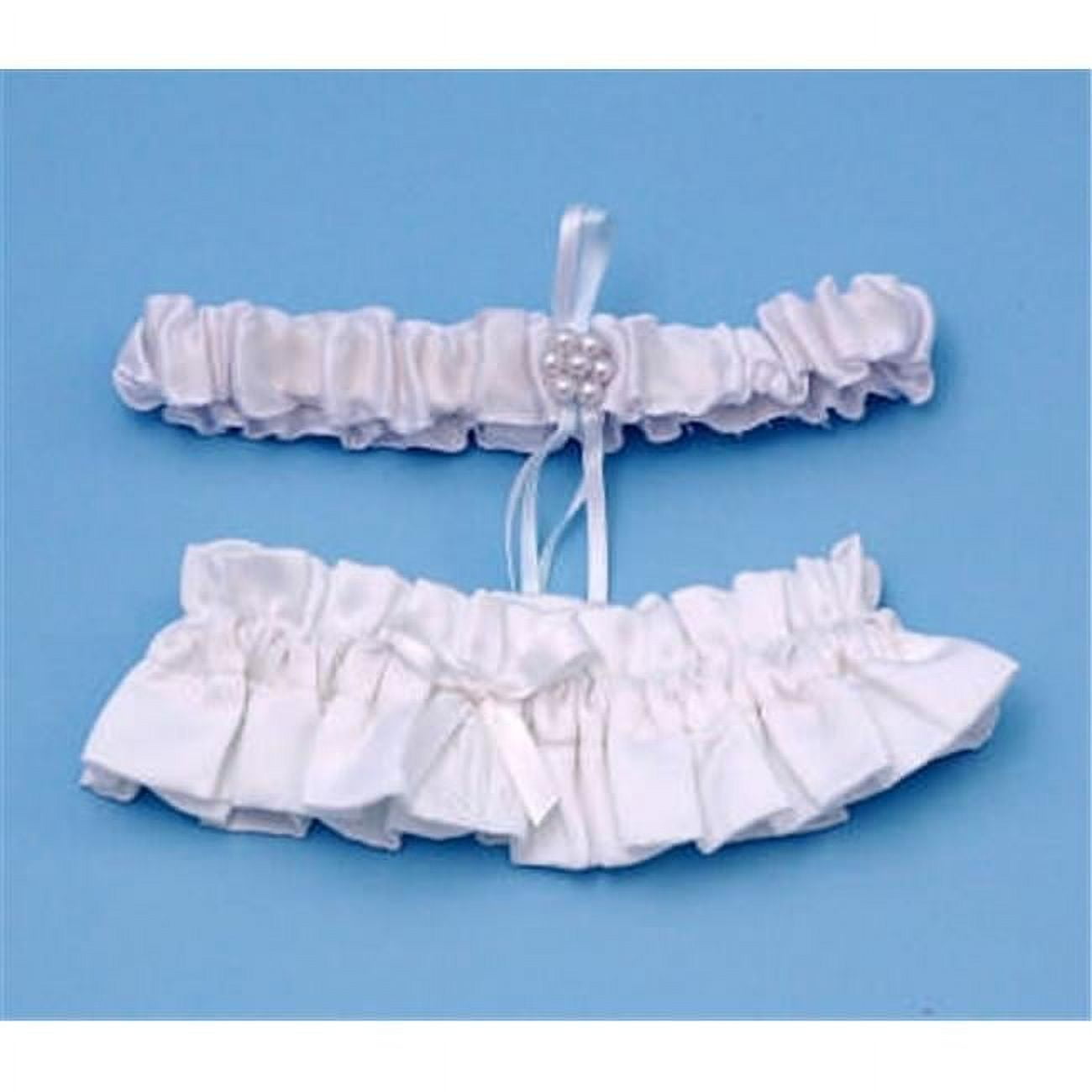 Ivy Lane Design A01070BG/IVO Brocade Monogram Garter - Walmart.com