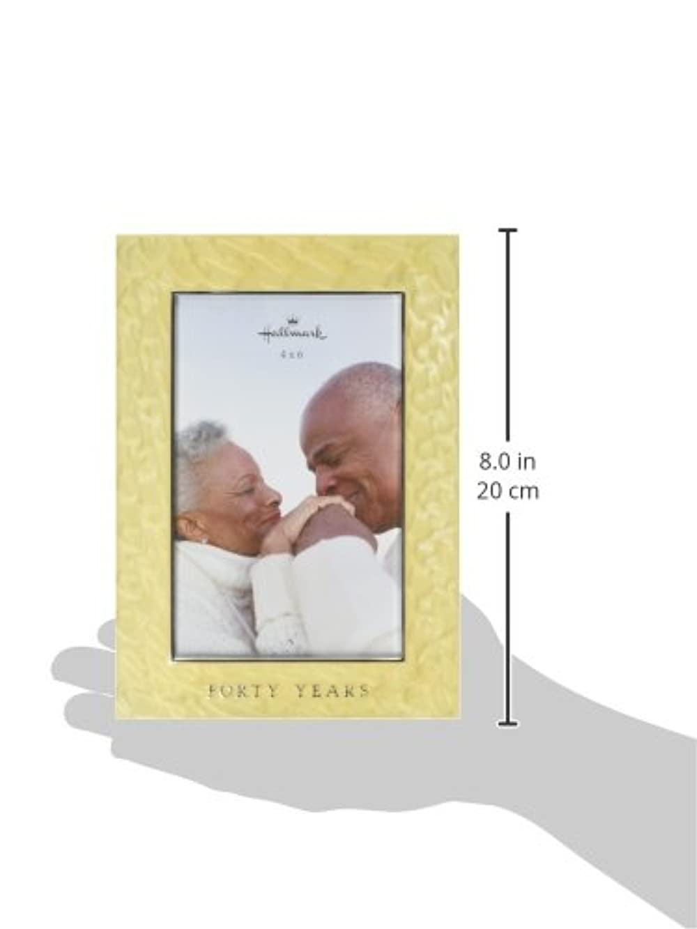 Ivy Lane Design Hallmark 40 Years Enamel Fill Frame - Walmart.com