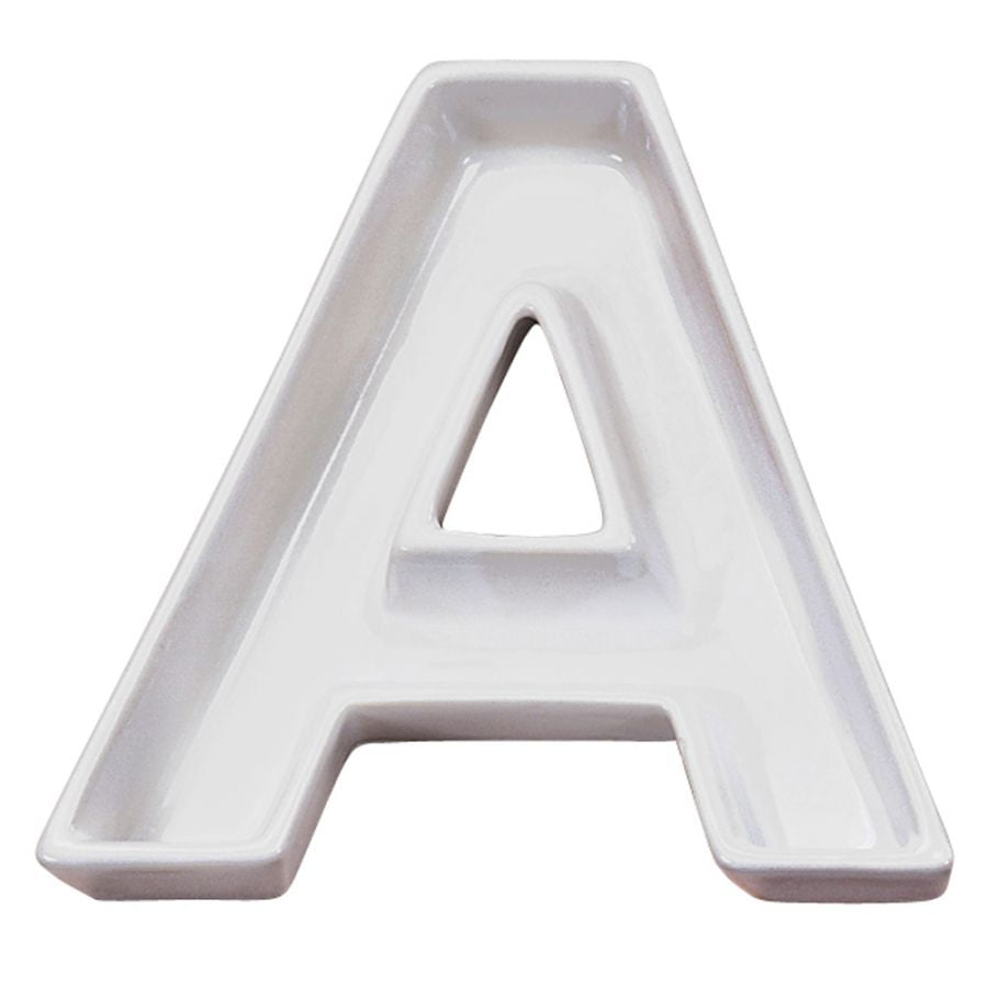Ivy Lane Design Letter Dish Letter: A - Walmart.com