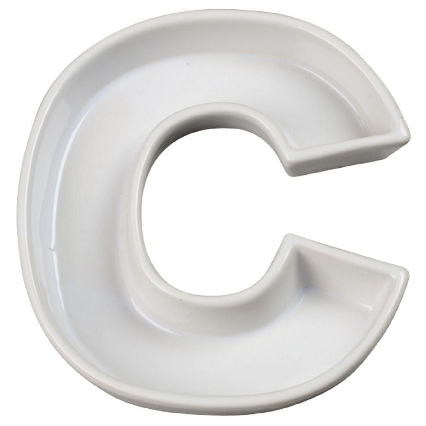 Ivy Lane Design Letter Dish Letter: C - Walmart.com