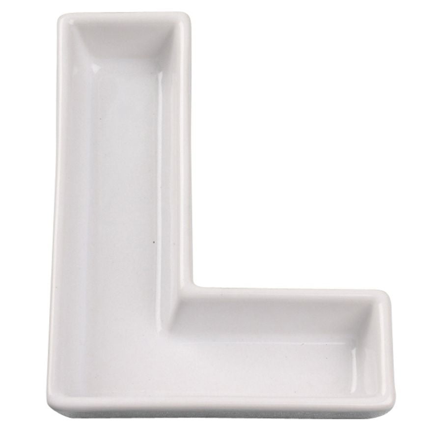 Ivy Lane Design Letter Dish Letter: L - Walmart.com