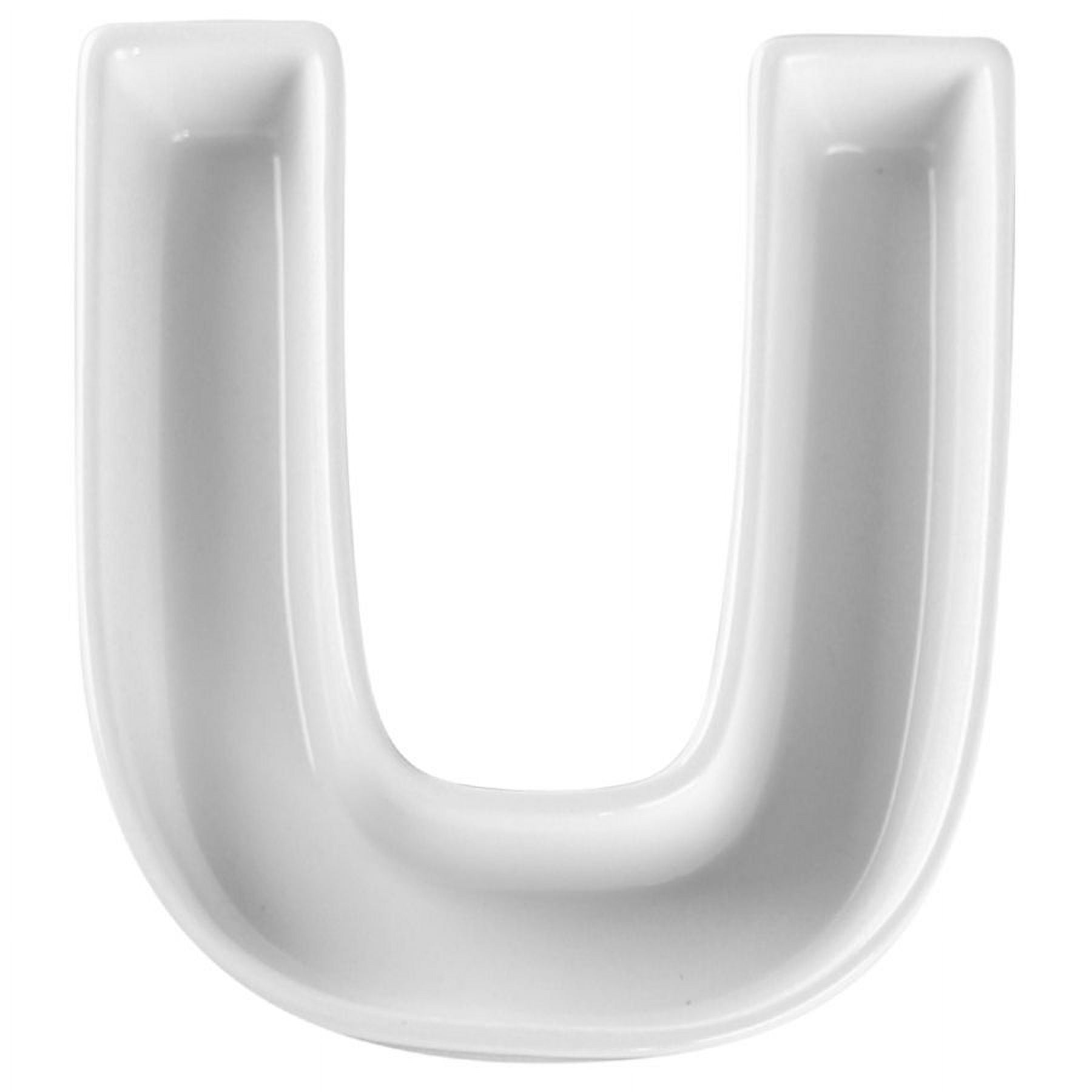 Ivy Lane Design Letter Dish Letter: U - Walmart.com