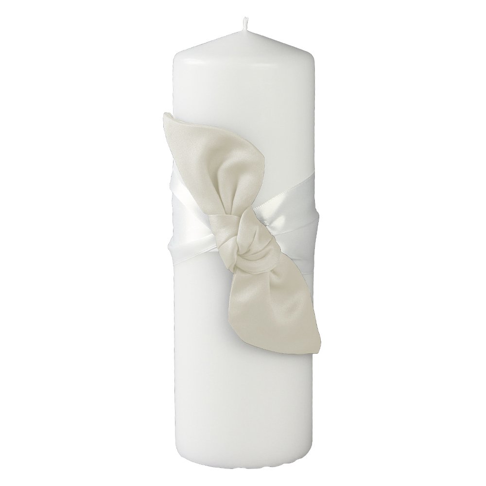 Ivy Lane Design Love Knot Pillar Unity Candle, Ivory - Walmart.com