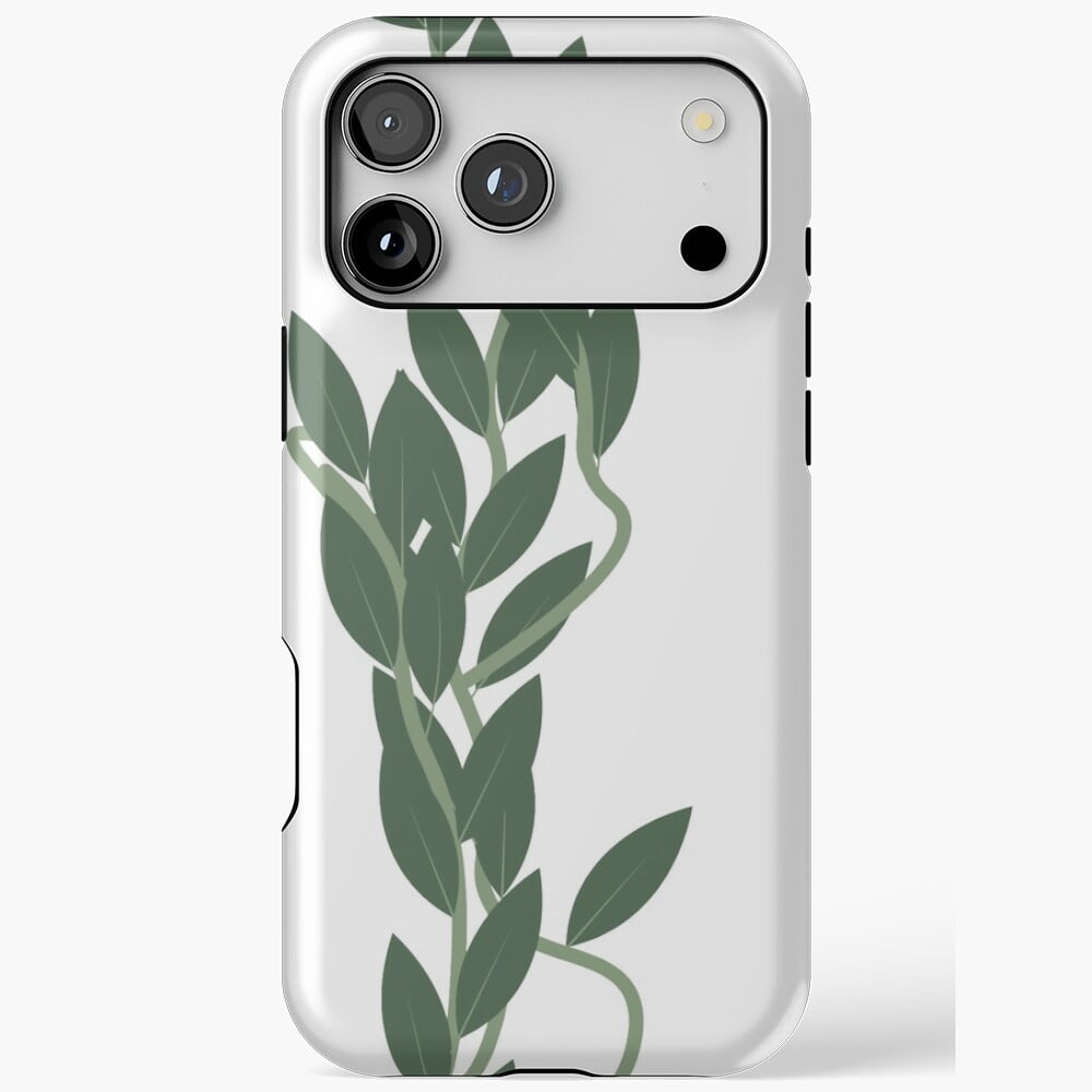 Ivy Leaf Nature Greenery Design iPhone Case 17 through 11 Pro Max ...