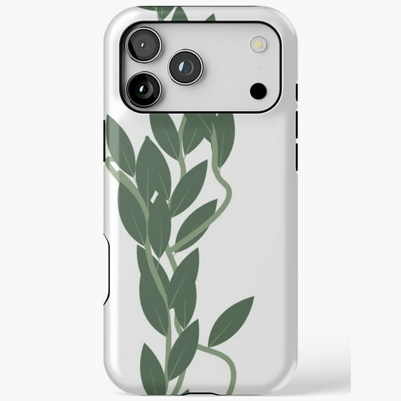 Ivy Leaf Nature Greenery Design iPhone Case 17 through 11 Pro Max ...