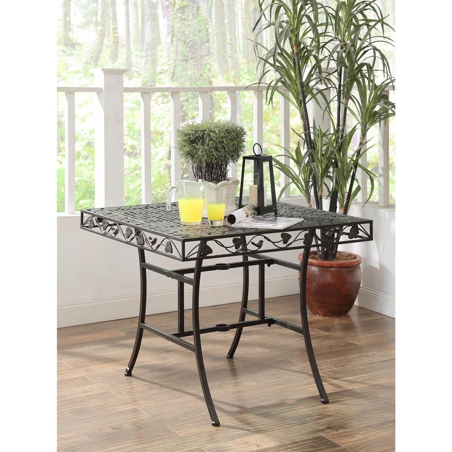 IVY LEAGUE Square dining Table - Walmart.com