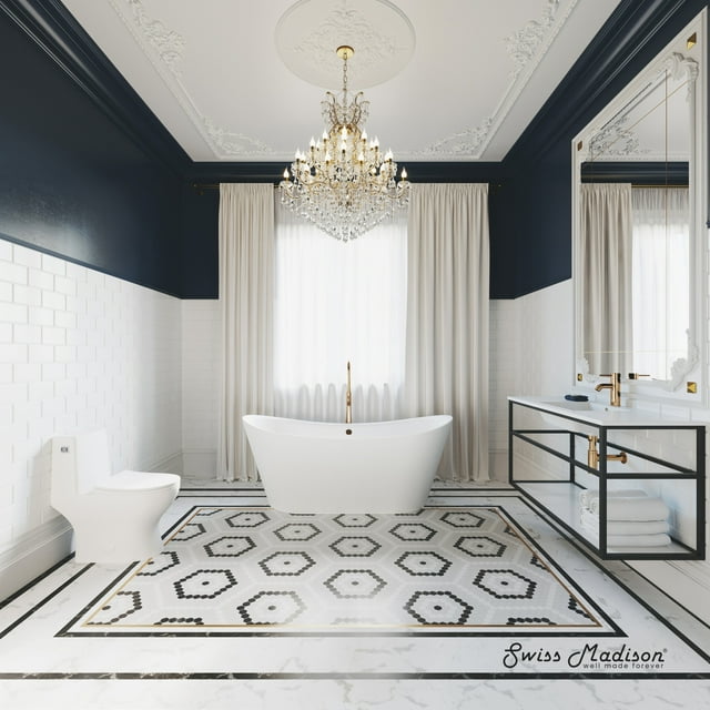 Ivy One-Piece Elongated Toilet Left Side Flush, 10" Rough-In 1.28 gpf ...