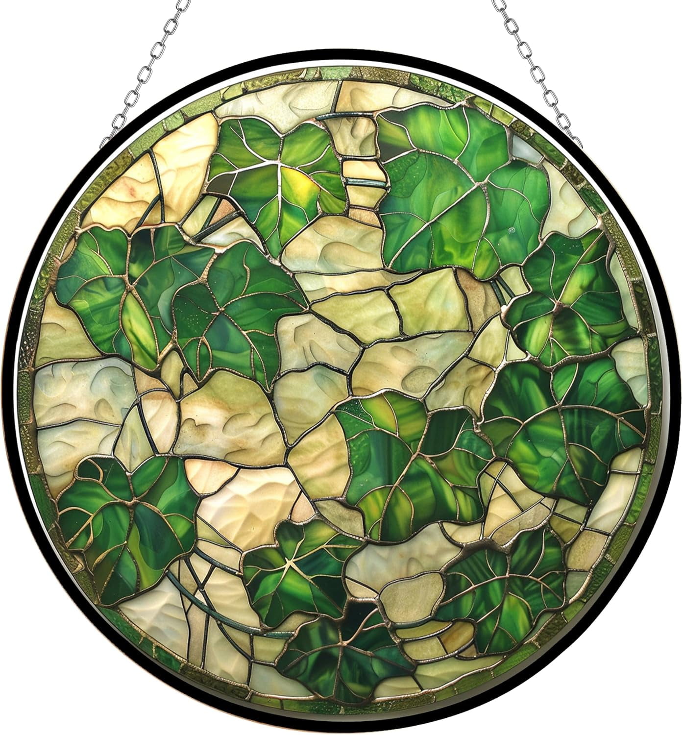 Ivy Stained Glass Window Hanging, Suncatcher for Women, Stained Glass ...