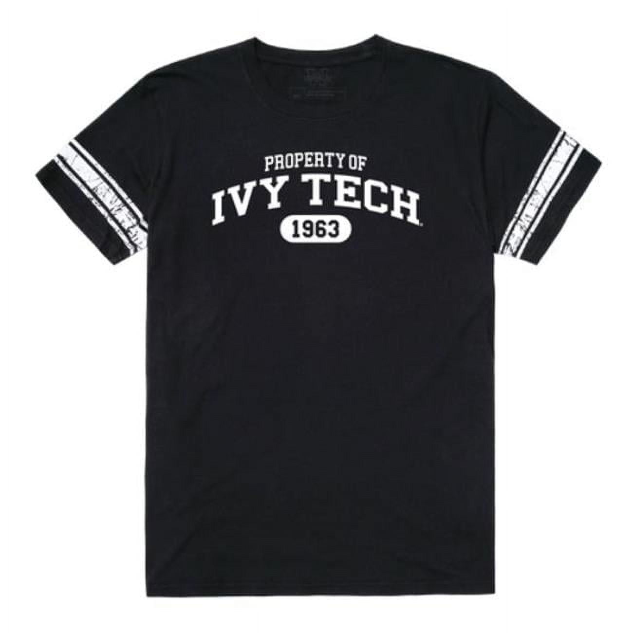Ivy Tech Community College Property Football T-Shirt, Black - Large ...