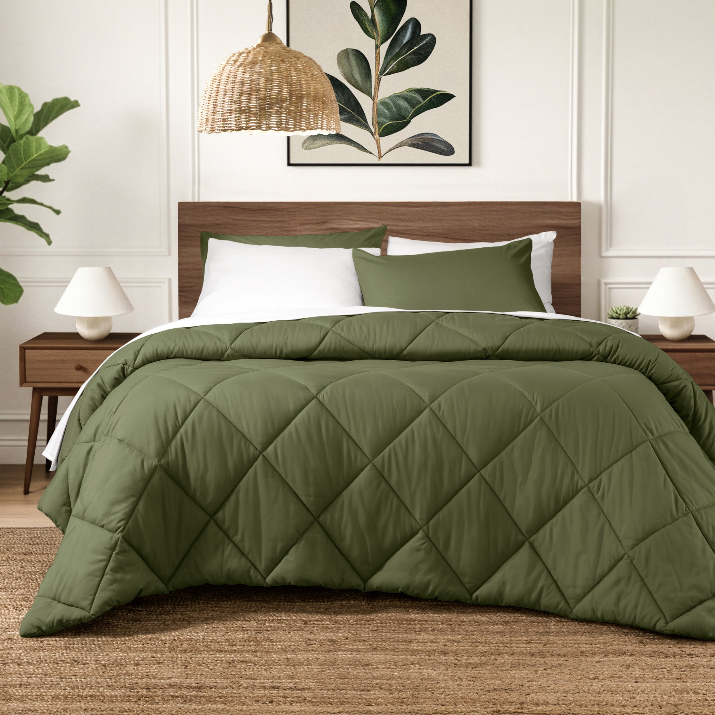 Ivy Union Comforter Set - Diamond Stitch - Easy Care Ultra - Soft ...