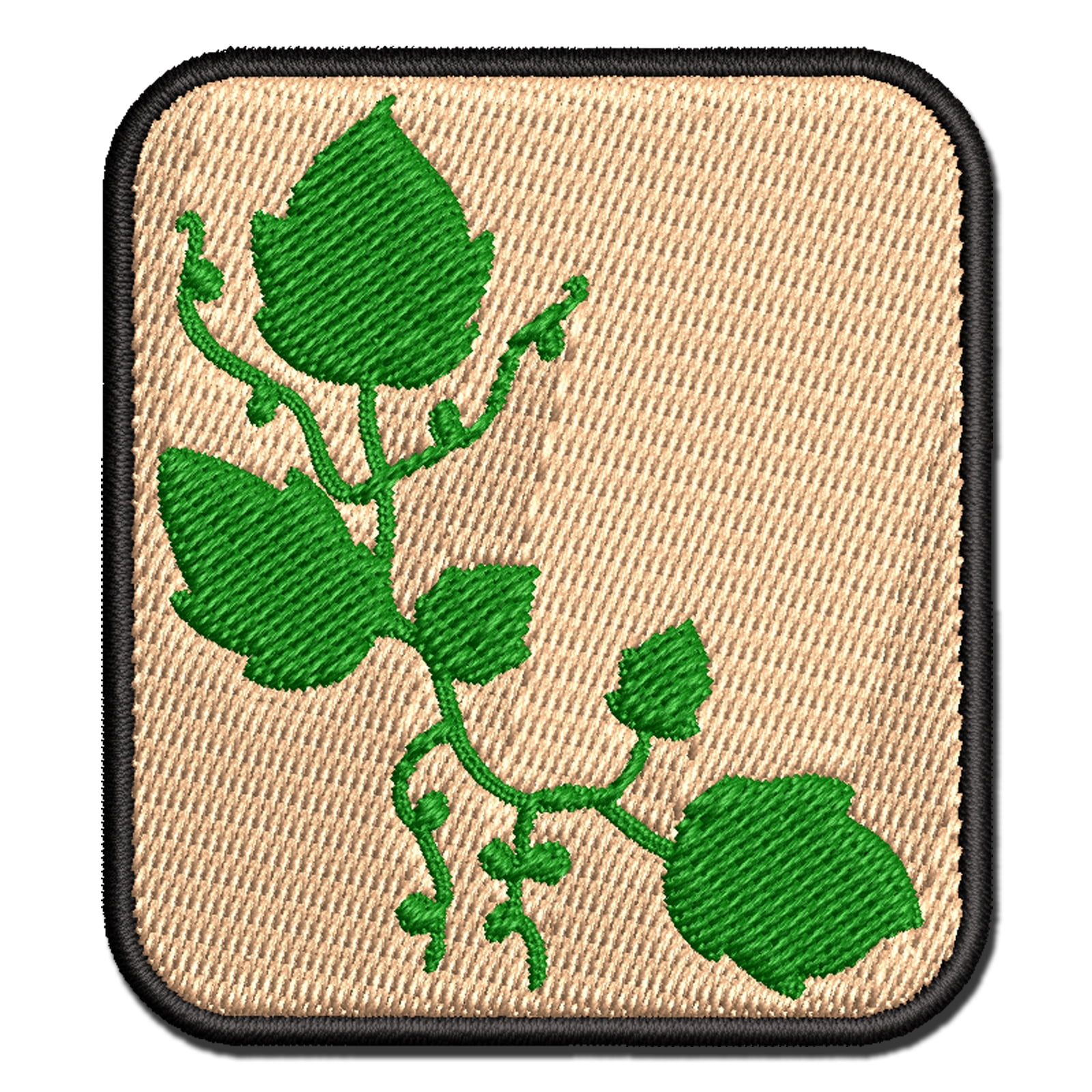 Ivy Vines Solid Applique Multi-Color Embroidered Iron-On Patch - 3 Inch ...