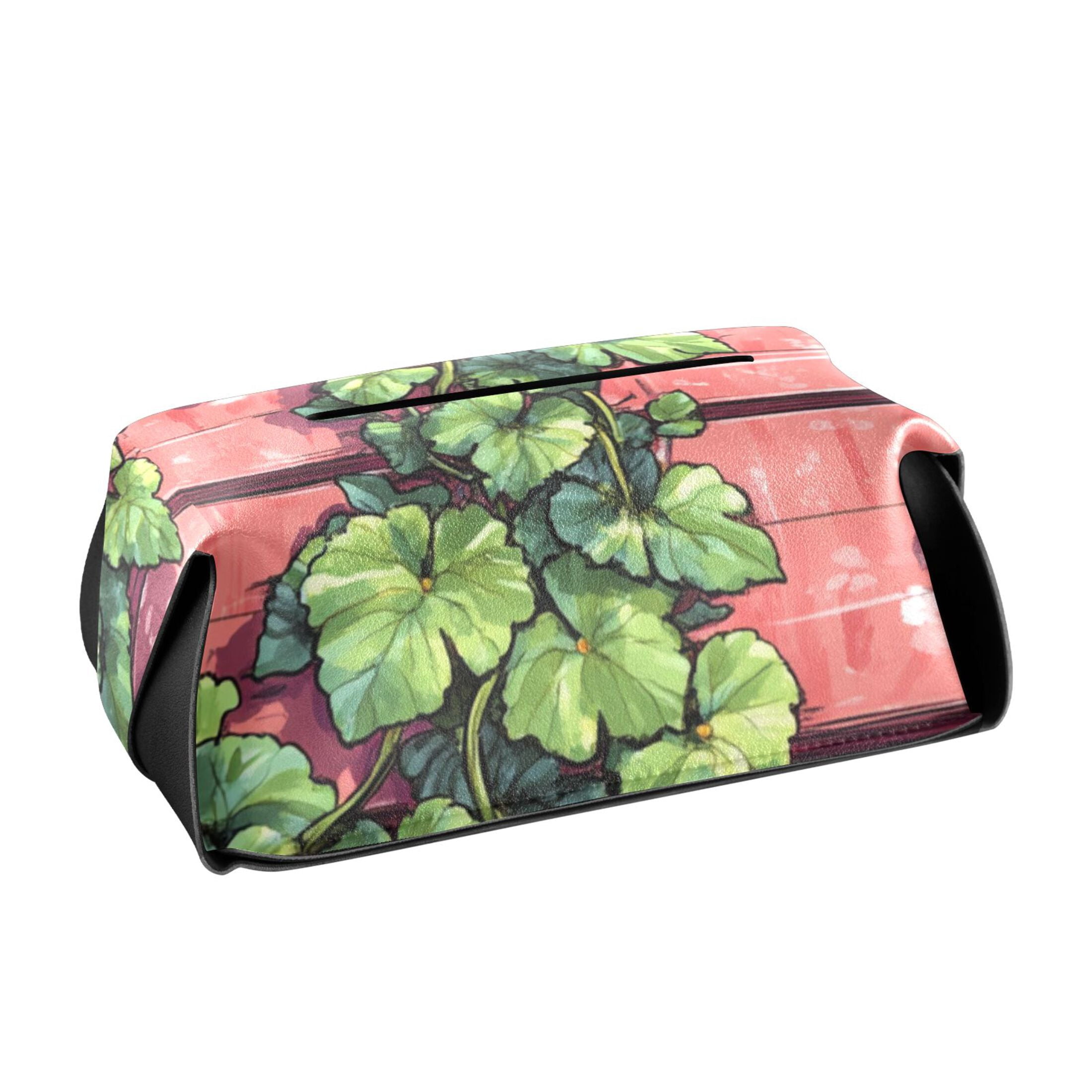 Ivy Vines on Wall Tissue Box Cover Leather Square Rectangle Tissue Box ...
