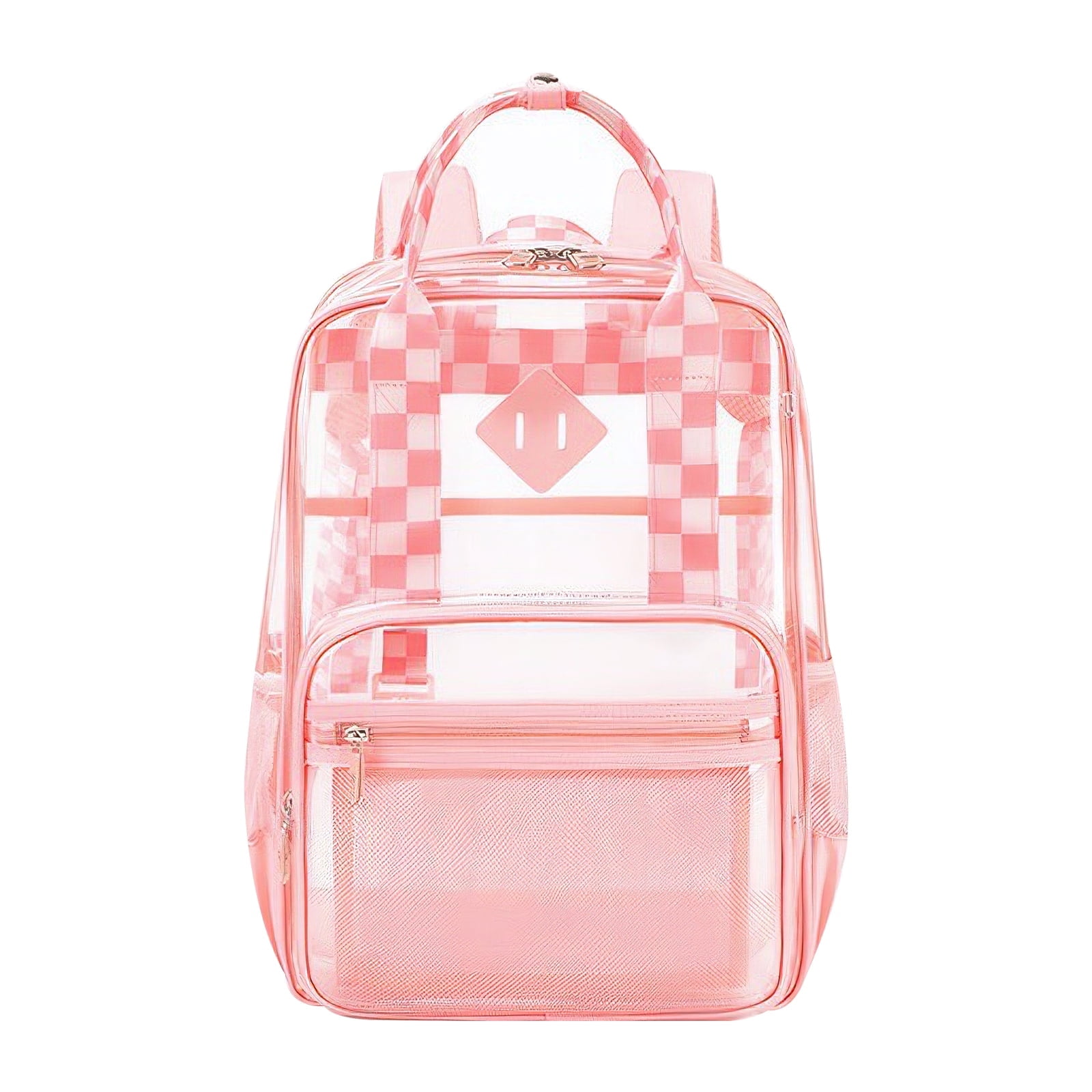 IvyH Clear Backpack Large Heavy Duty PVC Transparent Backpack,Girls ...