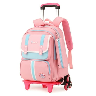 lvyH Kids Rolling Backpack for Boys Girls,Large Waterproof Cartoon ...