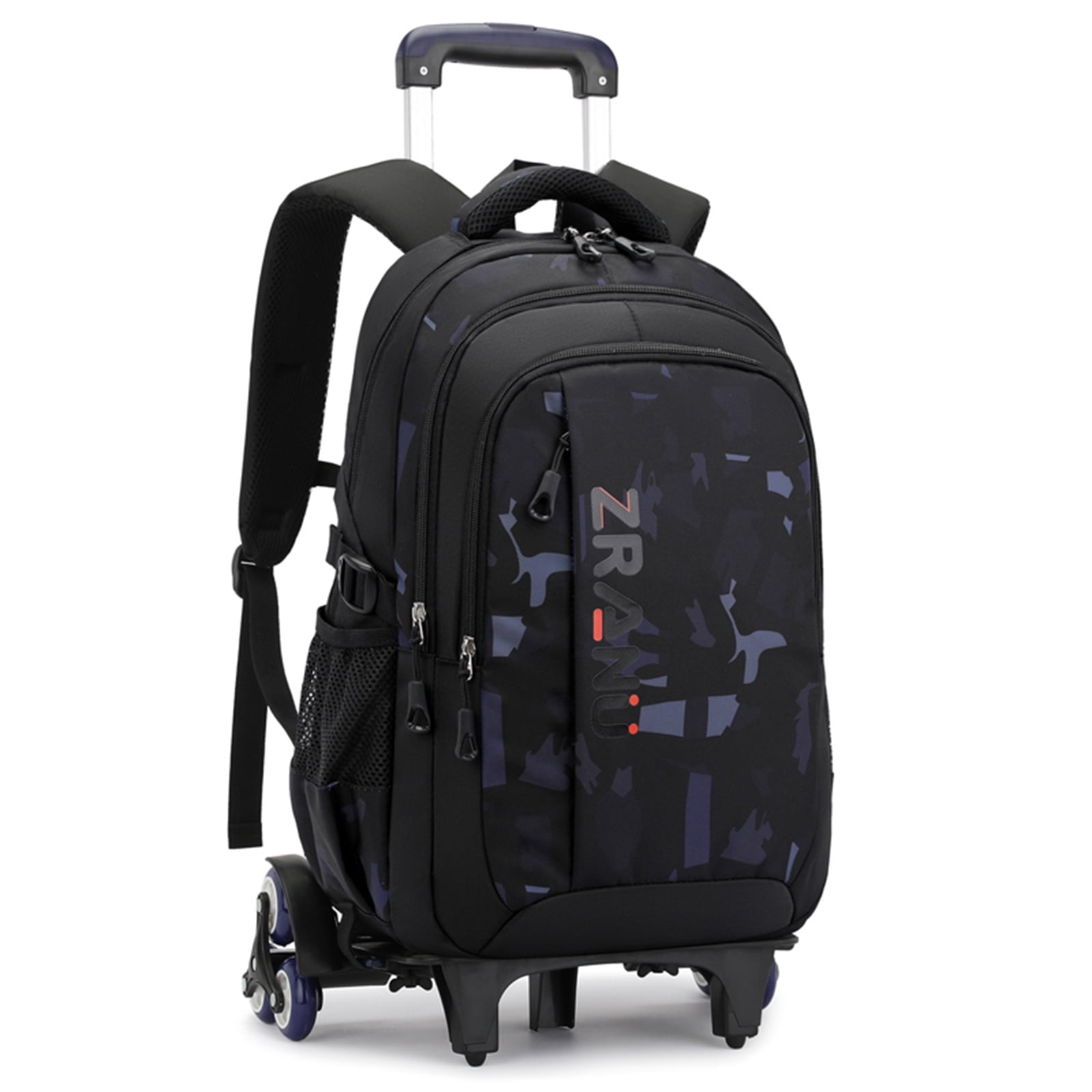 IvyH Rolling Backpack Wheeled Backpack 6 Wheels School Bag, Dark Blue ...
