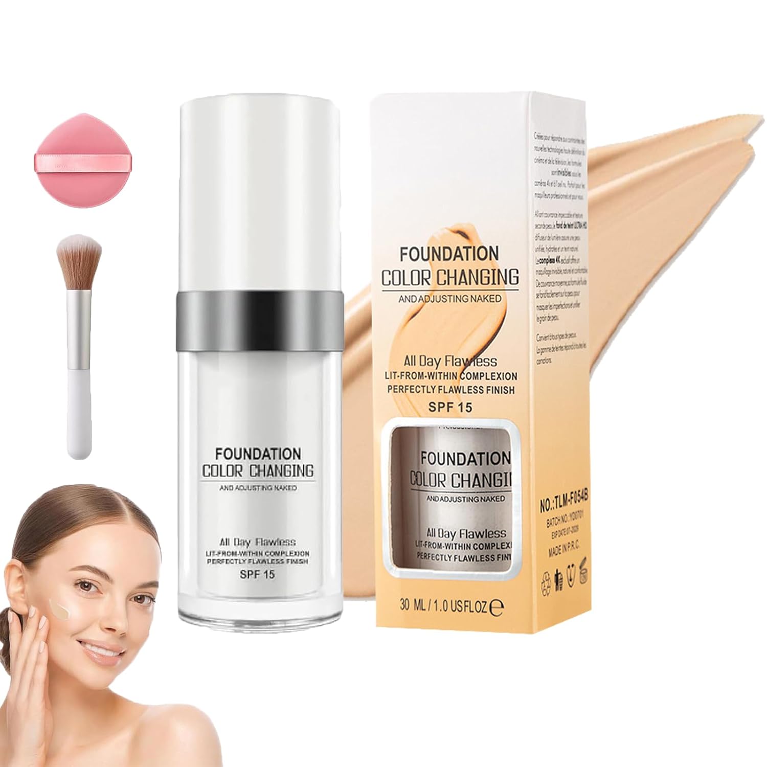 Ivyever Foundation, Ivyever Color Changing Foundation, Marvelousi ...